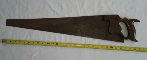 VINTAGE E. C. ATKINS HAND SAW WITH BRASS MEDALLION. -- Antique Price ...