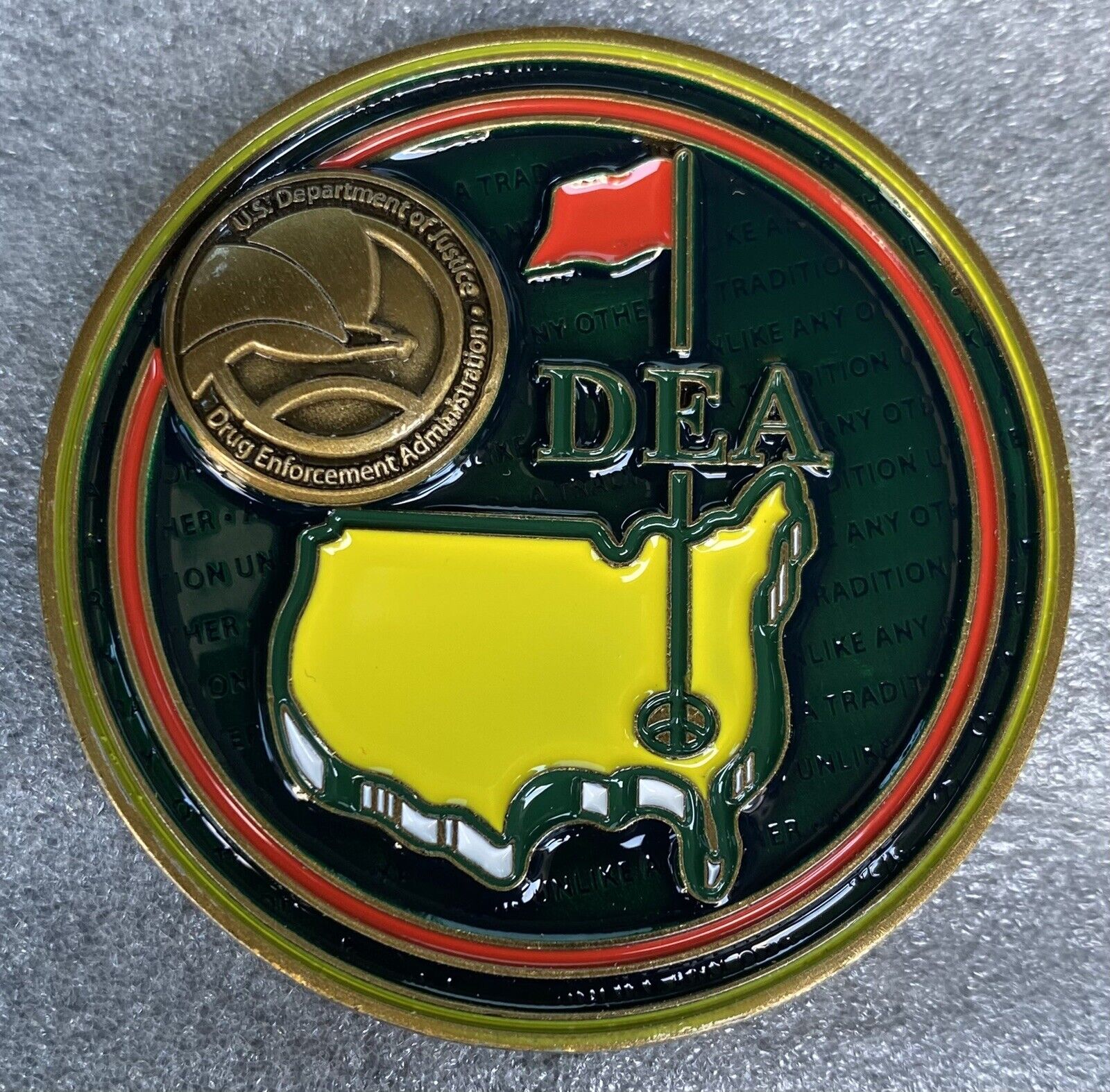DEA 2022 Augusta National Golf Club Masters Detail Challenge Coin ...