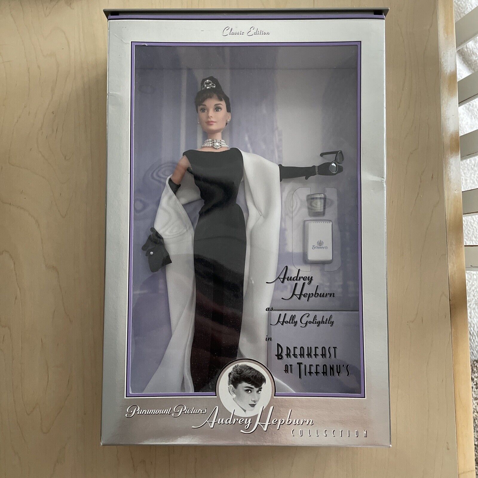 Audrey Hepburn Barbie Doll Breakfast At Tiffanys Givenchy Black Gown