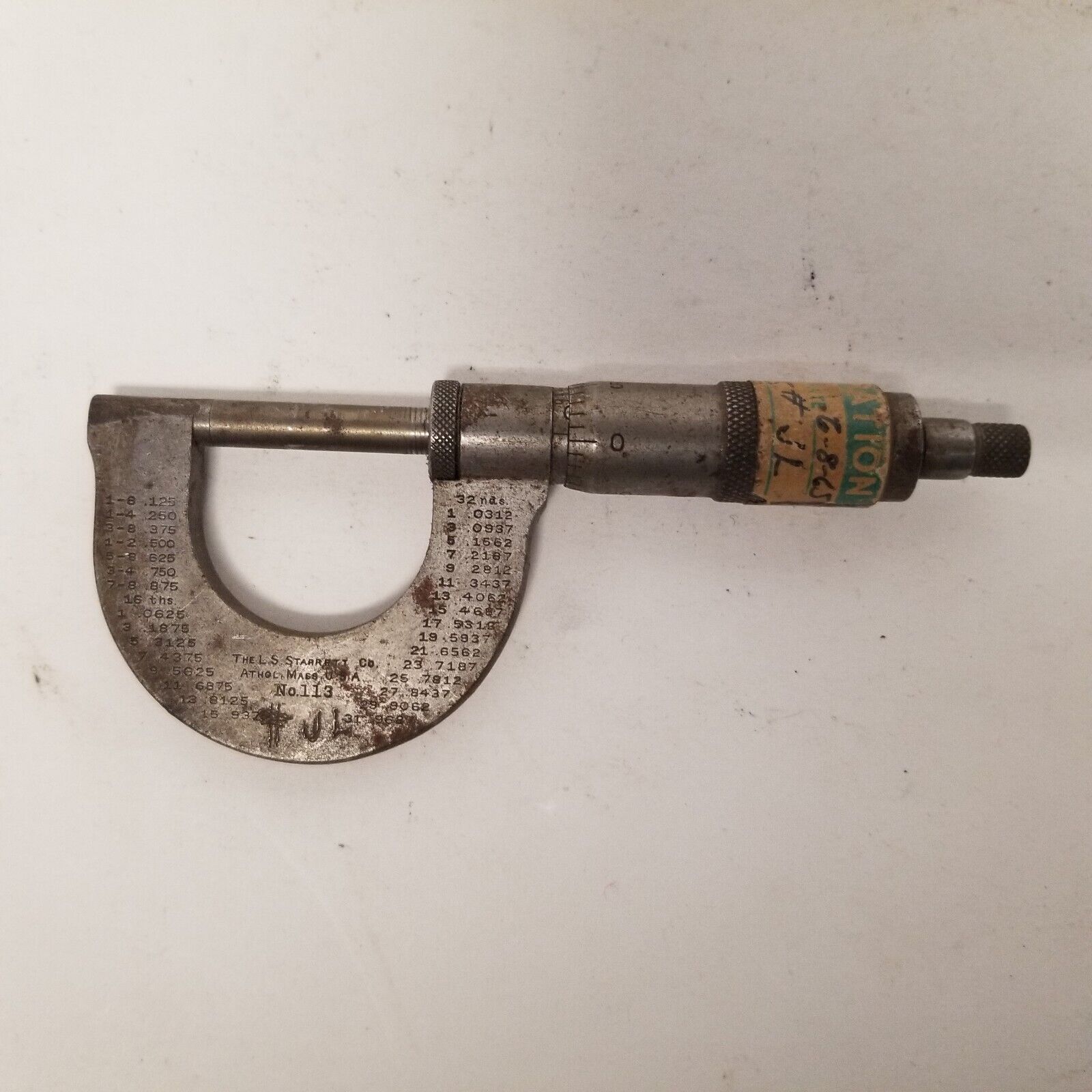 8 Pc. Vintage Early Antique Machinist Calipers Starrett -- Antique ...