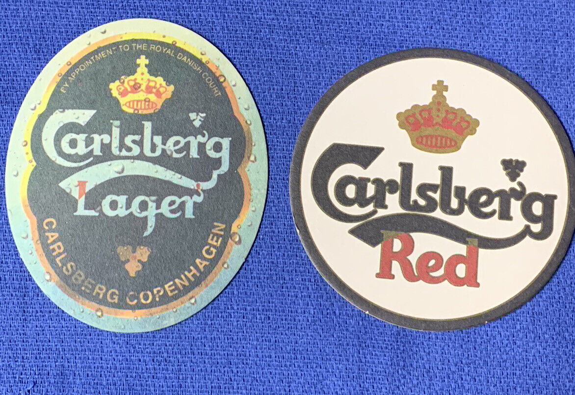 6 Carlsberg Brewery Beer Cardboard Coastergreen Carlsberg Lager Beer