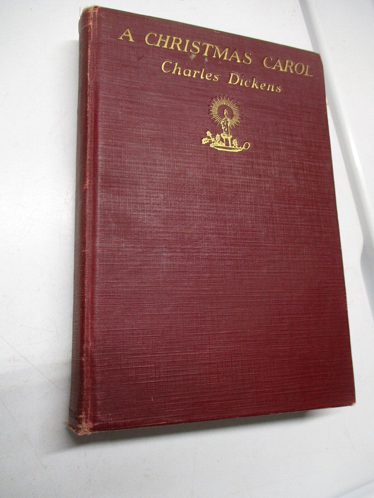 1924 Antique Book A CHRISTMAS CAROL by Charles Dickens Color illust. by ...