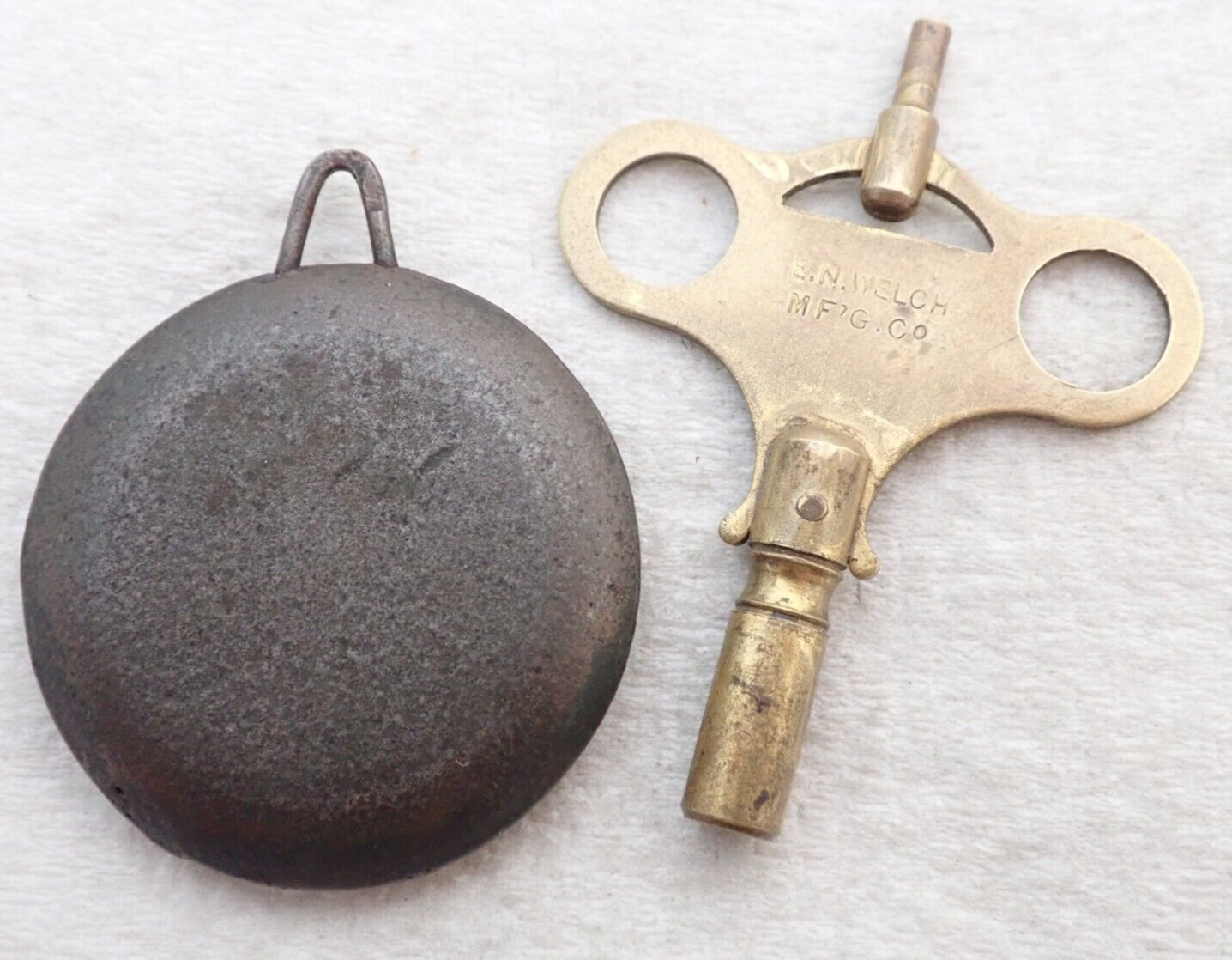 ANTIQUE MANTEL SHELF CLOCK PENDULUM KEY PARTS REPAIR -- Antique Price ...