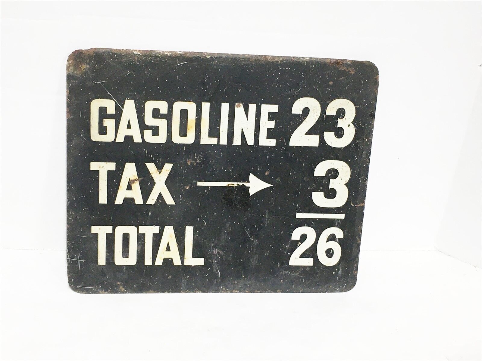 1920s GASOLINE METAL DOUBLE SIDED SIGN . SUPER COOL WOW 23 CENTS PER ...