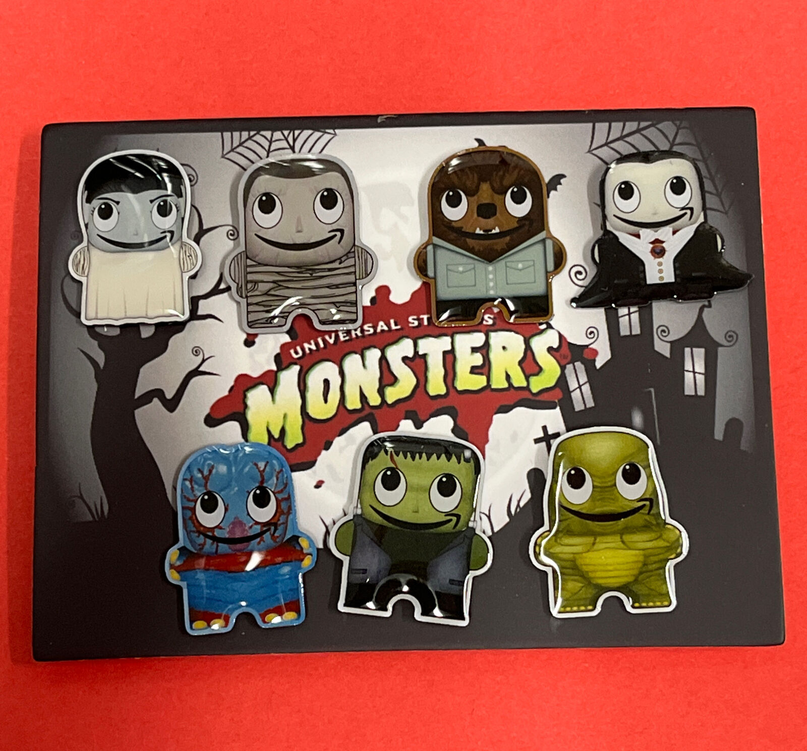 5 Set MONSTERS Peccy Pins | Universal Studios| Amazon Peccy Pin ...