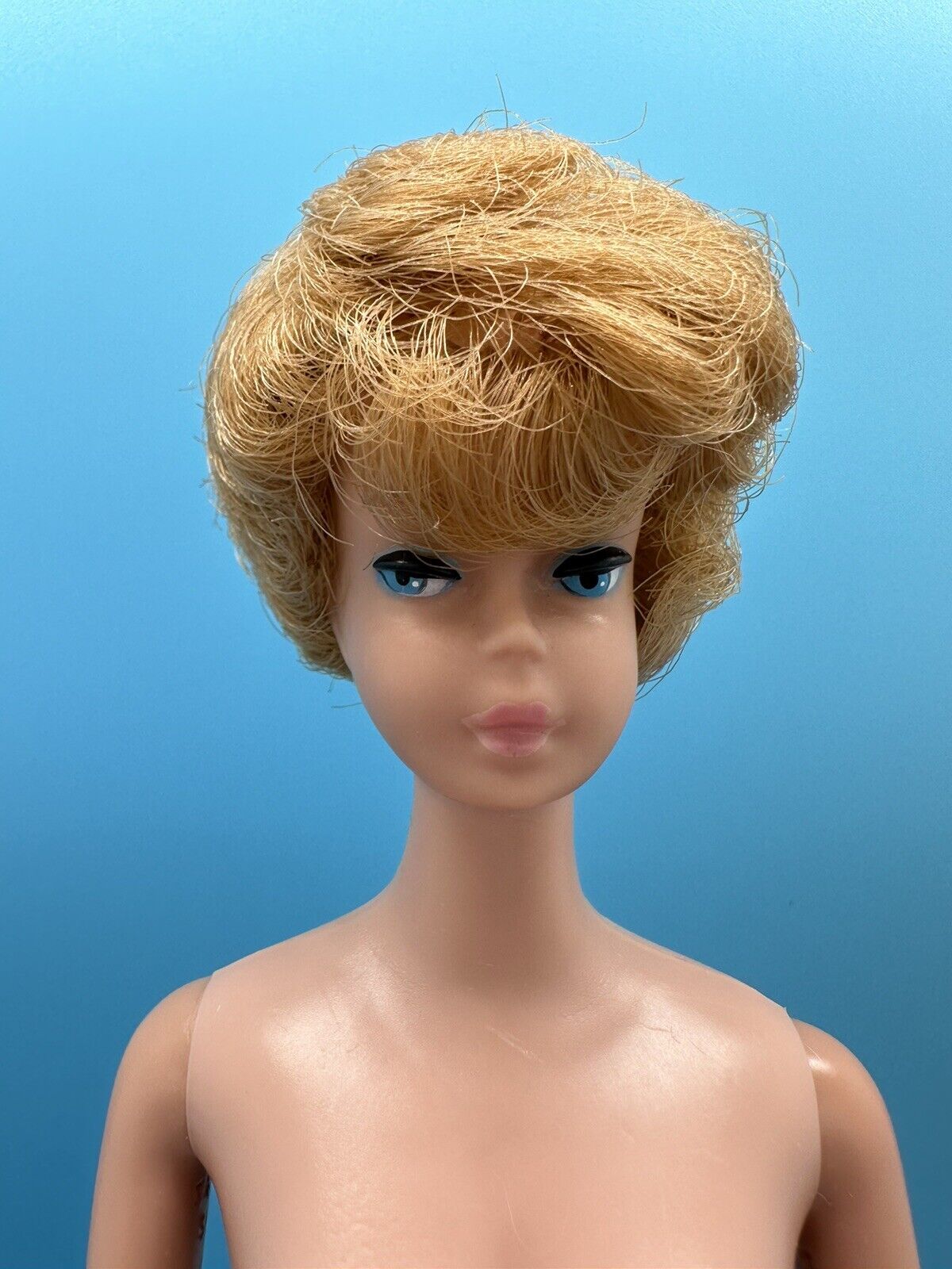 Vintage Barbie Doll 1962 Bubblecut Blonde Hair Straight Legs Mattel Antique Price Guide