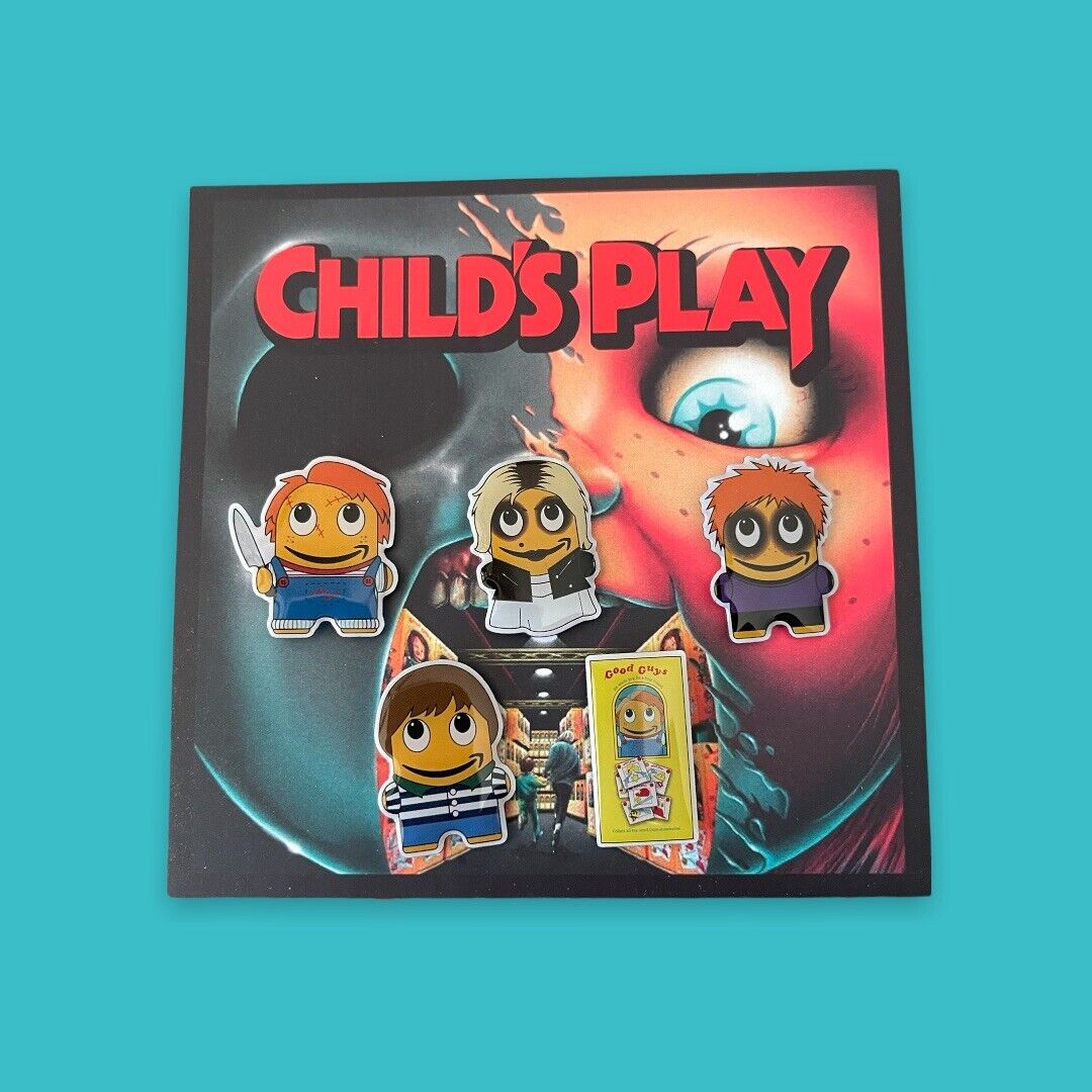 Child’s Play Chucky Peccy Pin Set -- Antique Price Guide Details Page