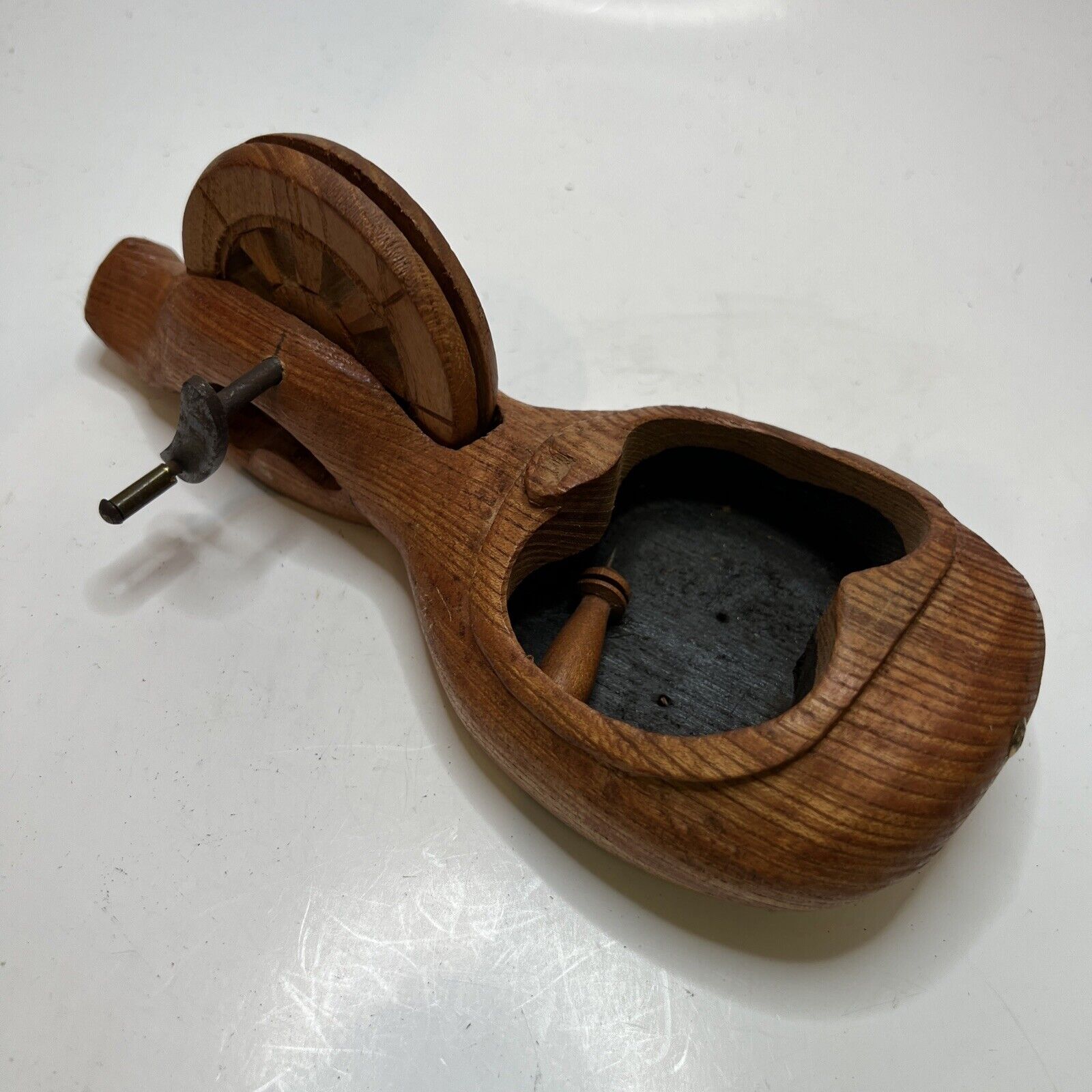 ANTIQUE JAPANESE SUMITSUBO WOOD INK LINE CARPENTRY TOOL -- Antique ...