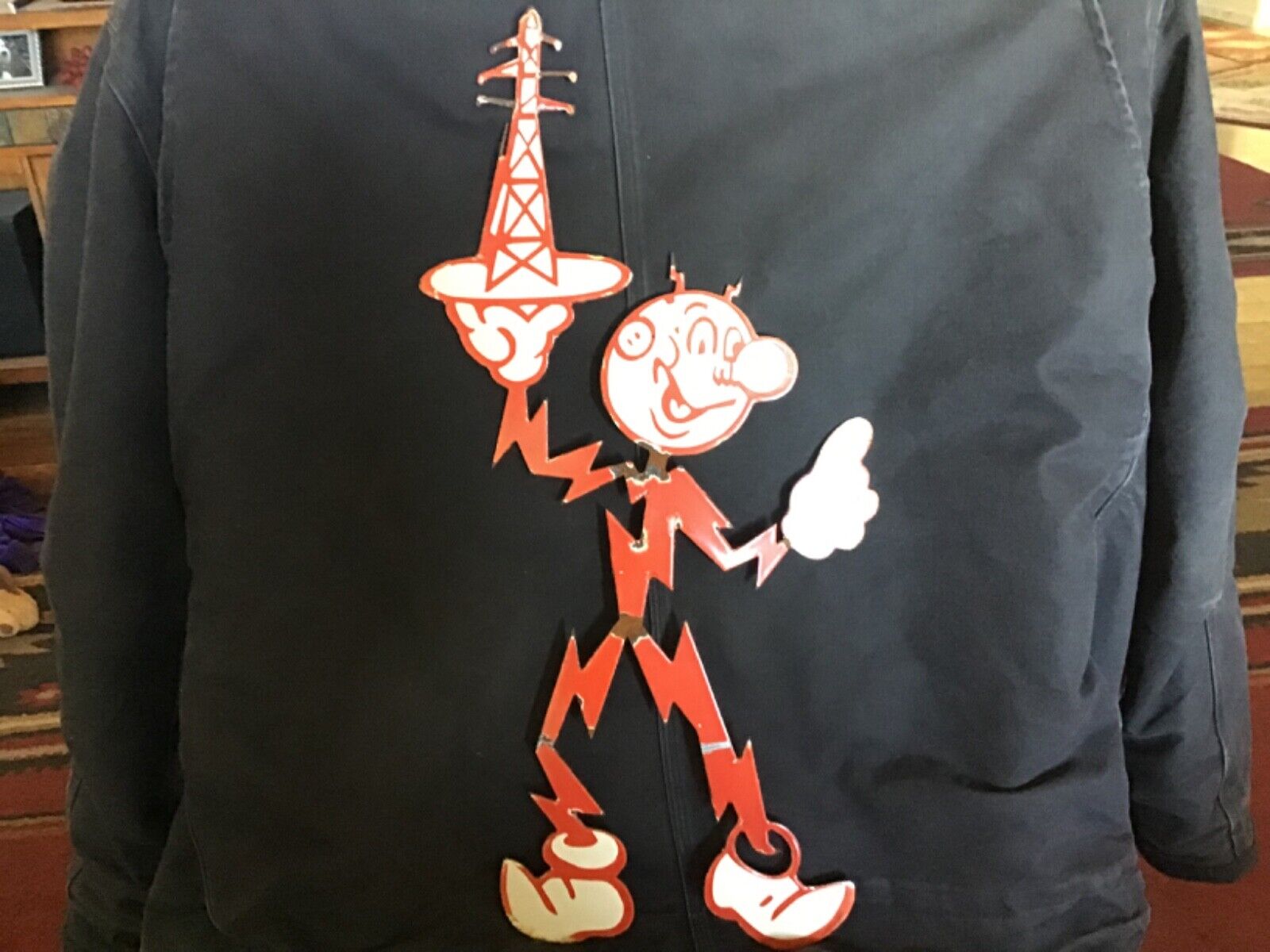 Vintage Reddy Kilowatt Porcelain Sign General ElectricP.G.E. Ohio ... Vintage Reddy Kilowatt Porcelain Sign General ElectricP.G.E. Ohio ...