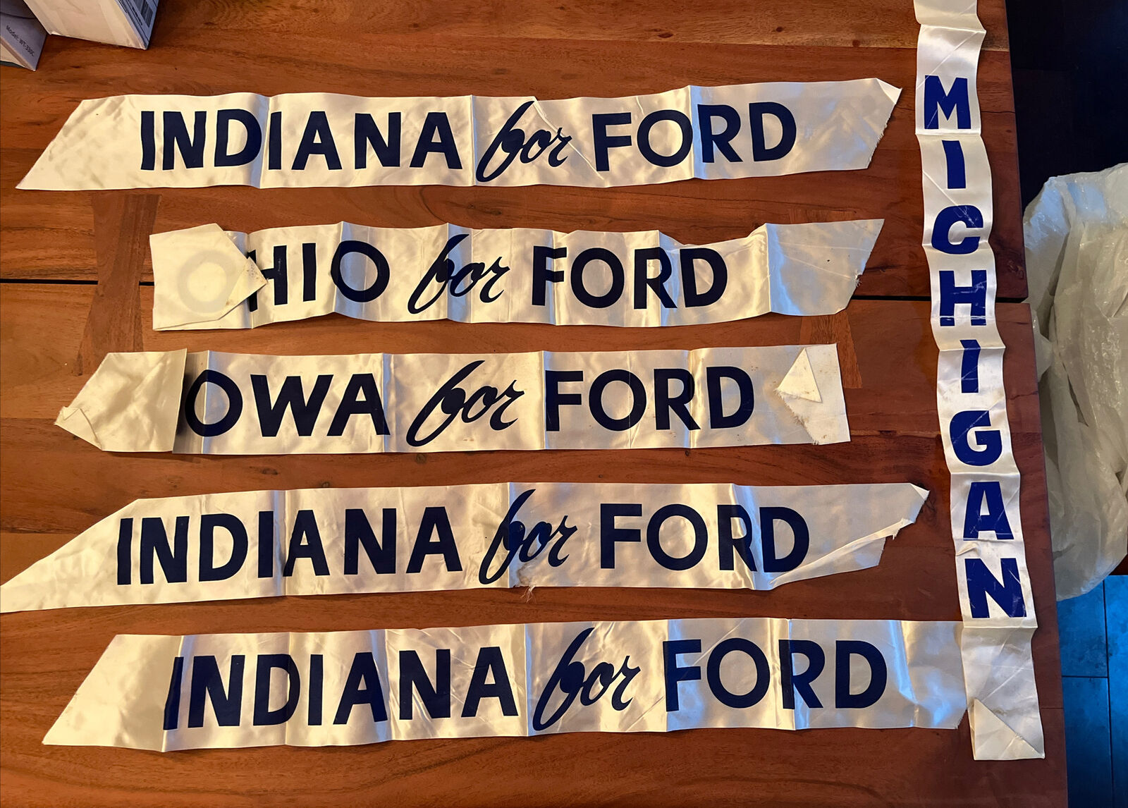 1976 Republican National Convention Ford Ribbons -- Antique Price Guide ...