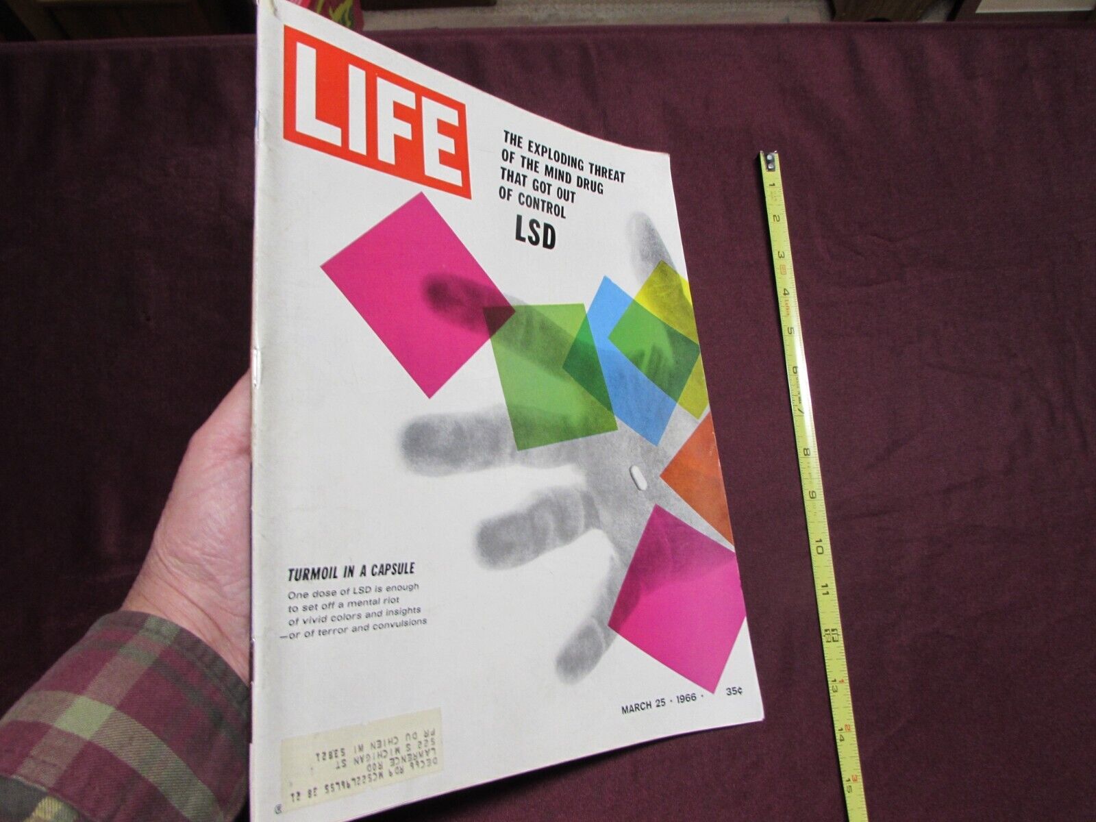 Life Magazine March 25 1966 EXPLODING THREAT OF LSD Astronauts Watts ...