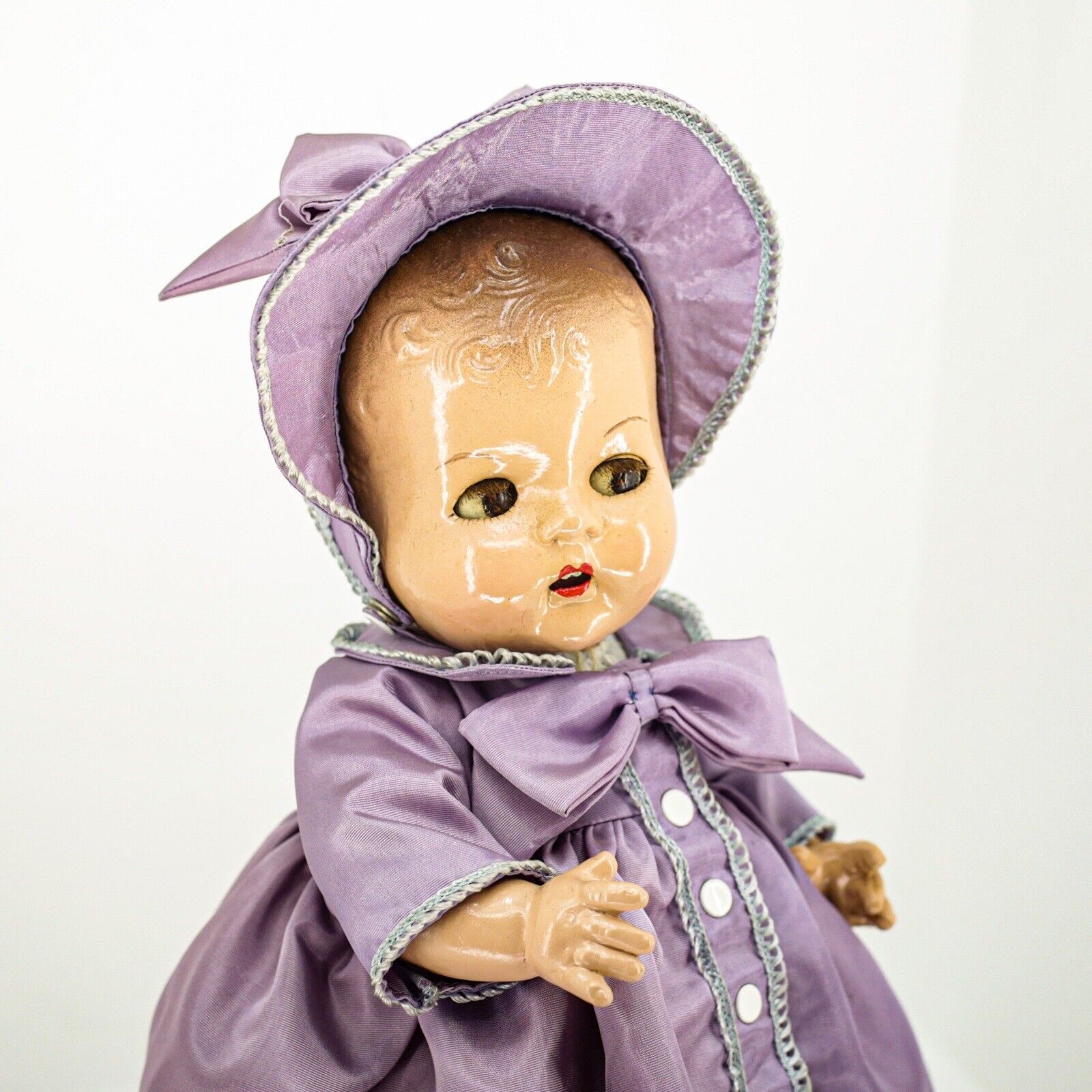 Rare Vintage Antique Ideal Doll 14” All Composition Flirty Eyes Coat ... Rare Vintage Antique Ideal Doll 14” All Composition Flirty Eyes Coat ...