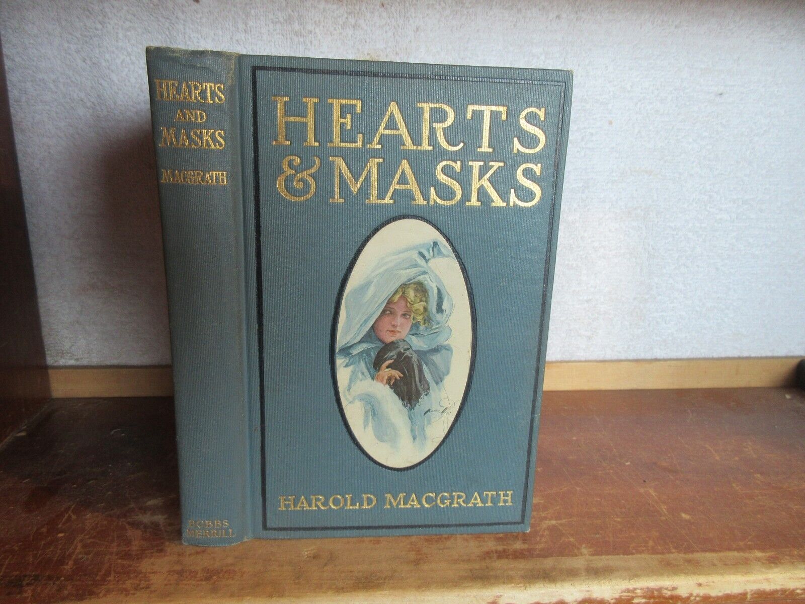 Old HEARTS AND MASKS Book 1905 HAROLD MACGRATH ANTIQUE MASQUERADE LADY ...