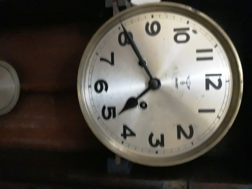 GERMAN WALL CLOCK VIOLA GONG DRGM MAHOGANY – AntiquesNavigator — Online ...